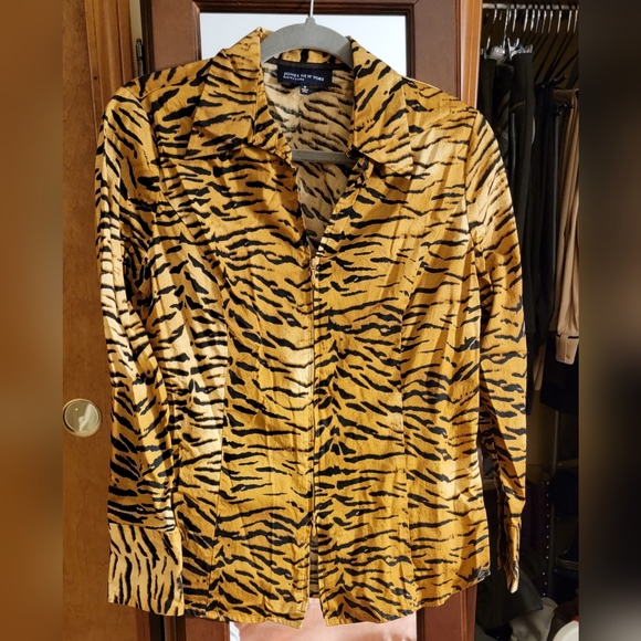 Jones New York | Tops | Jones New York Leopard Print Blouse Sz M | Poshmark
